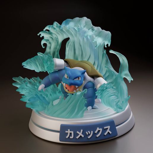 🐉 Blastoise-Pokemon・ 3D File for 3D printing・Cults