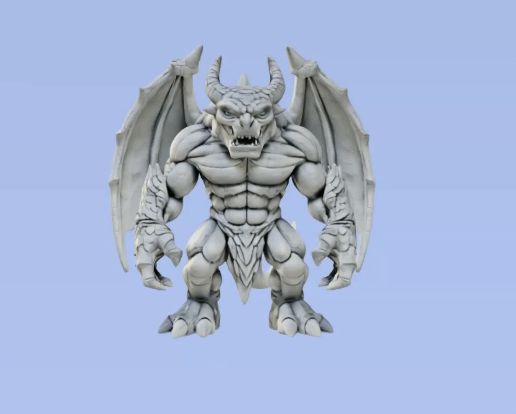 👹 Monster Pack 3: Vampire, Mothman, Ghost, Gargoyle・ OBJ File for 3D ...