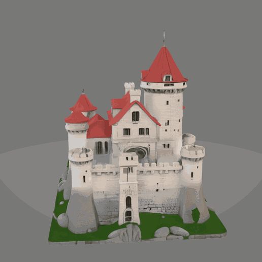 🏰 Enchanted Fortress・ STL File for 3D printing・Cults