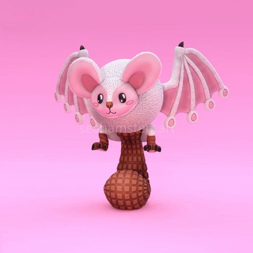 👹 Cute Paolumu | Monster Hunter | Fan Art・Free STL File for 3D printing ...