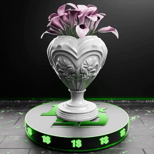 🟢 Elegant Carved Floral Vase・Free STL File for 3D printing・Cults