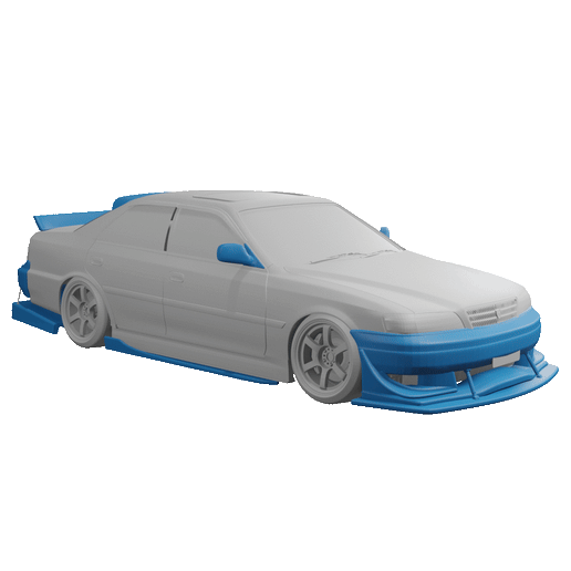 🚗 Toyota Chaser JZX100 Tourer V Uras Type GT Bodykit・ STL File for 3D ...