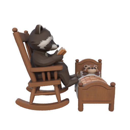 🦝 Bedtime Tales・ STL File for 3D printing・Cults
