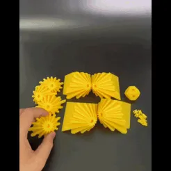 ⚙️ Pyramid Gear Fidget Toy・3D Print with the Qidi Q1 Pro 3D printer・Cults