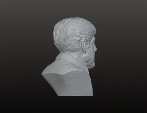 🌕 Wolfman Bust - Classic Werewolf Horror Statue・ STL File for 3D ...