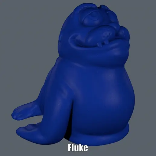 arquivo STL Fluke (Easy print no support) 🗿 ・ideia de impressão 3D para ...