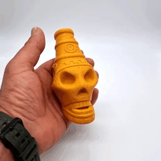 🎨 Aztec Death Whistle・ STL File for 3D printing・Cults