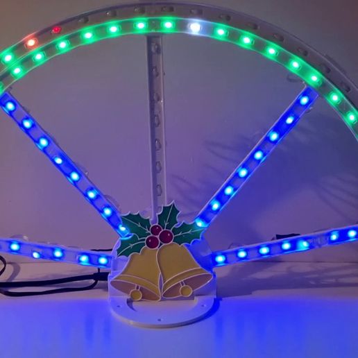 🎄 Seed Pixel Arch and Spinner - with festive decorations・ 3MF File for ...