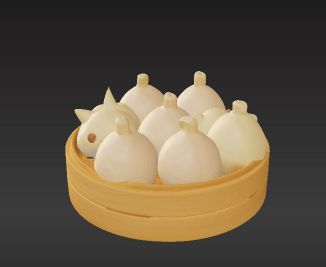 🥟 Smiling Bao & Dumpling Gang - Cute Desktop Figurine・ STL File for 3D ...
