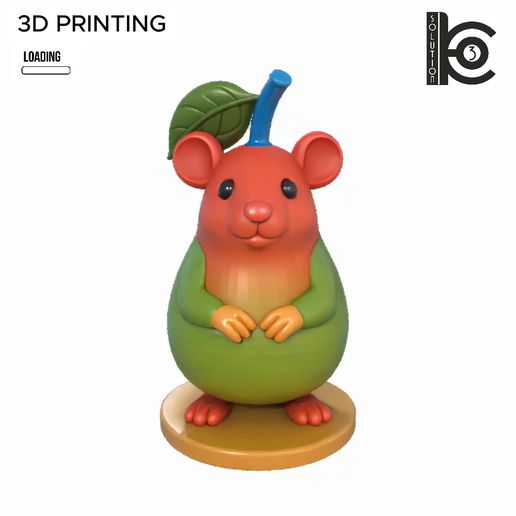🍐 Pear Mouse - 3D Model for Printing・ STL File for 3D printing・Cults