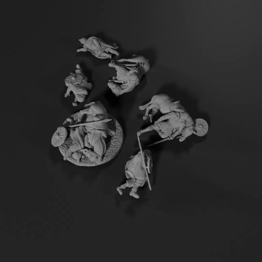 ⚔️ Fallen Riders & Warriors・ STL File for 3D printing・Cults