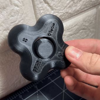 Archivo STL gratis FREE Print in Place Quad Fidget Spinner - Commercial ...