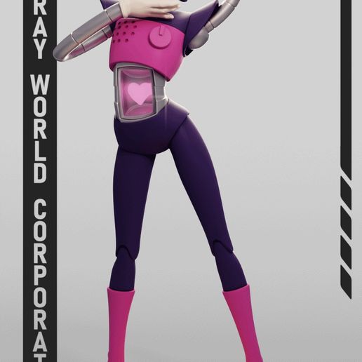 🦸 Mettaton | Undertale・ 3D File for 3D printing・Cults