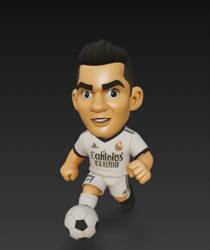 Chibi Cristiano Ronaldo CR7 ⚽ 3D Print Pack (3 Poses) - Real Madrid ...