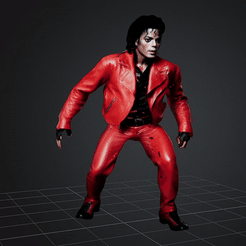 thriller werecat gif