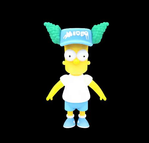 🤡 Bart Clown Hat figure・ STL File for 3D printing・Cults