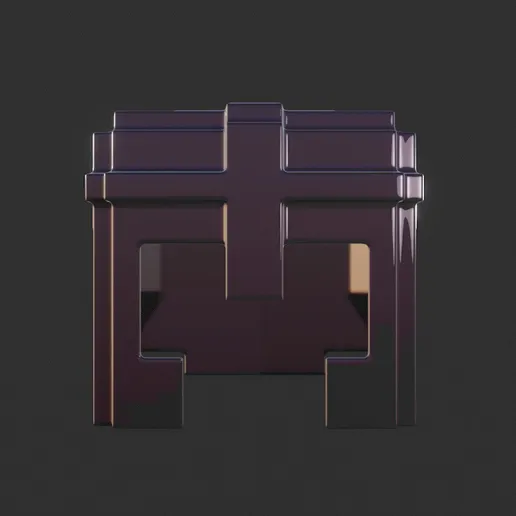 🪖 Netherite Helmet From A Minecraft Movie・ STL File for 3D printing・Cults