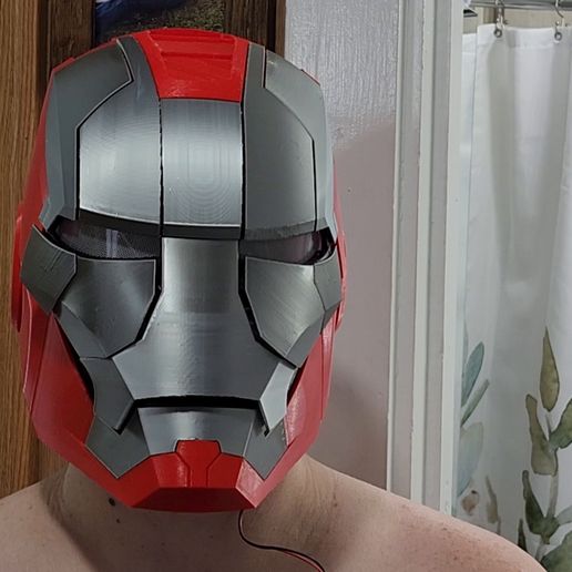 3D printing Iron Man Mark 5 Helmet • made with Elegoo Neptune 4 plus・Cults