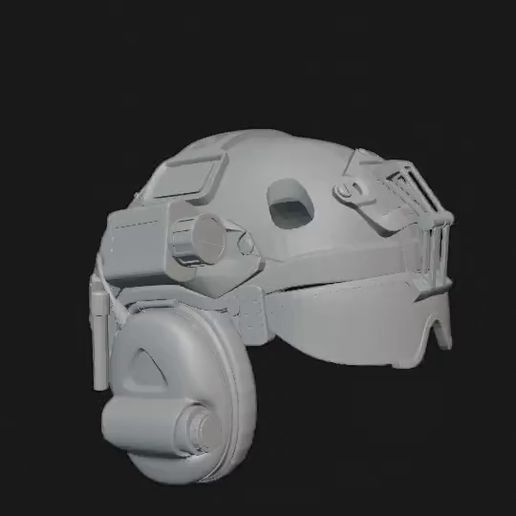 🪖 STL Tactical Helmet・ STL File for 3D printing・Cults