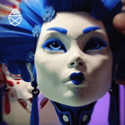 🏠 Geisha Wall Mask・ 3D File for 3D printing・Cults