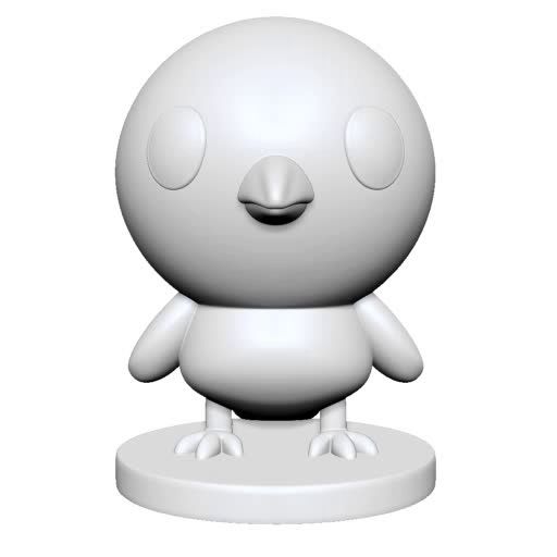 🐦 Chibi Raven・ STL File for 3D printing・Cults