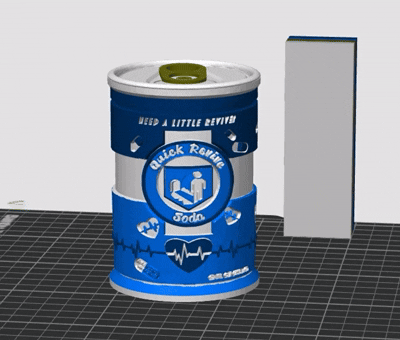 3D file QUICK REVIVE PERK ORIGINAL CAN (STL+3MF) 🥫 ・3D printing ...