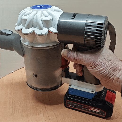 🧞‍♂️ EINHELL on DYSON V6・ STL File for 3D printing・Cults
