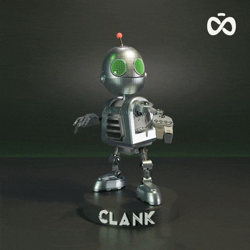 🎮 Ratchet & Clank | Clank Fanart・Free STL File for 3D printing・Cults
