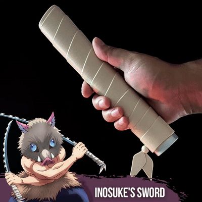 🗡️ Inosuke 's Katana - Demon Slayer・ 3D File for 3D printing・Cults