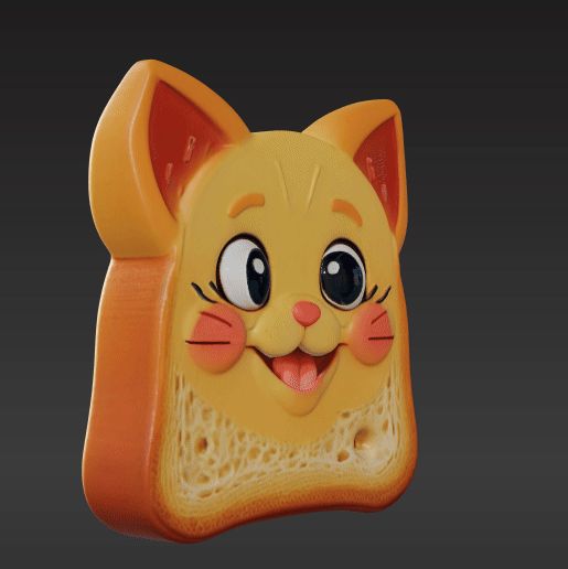 bread cat face
