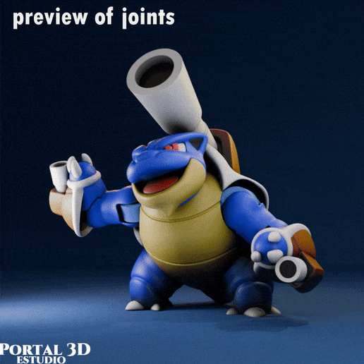 mega blastoise battle figure