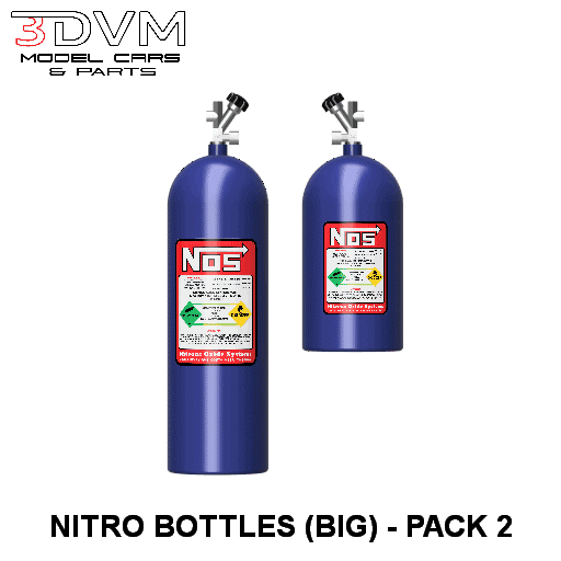 🍾 NITROUS BOTTLES (BIG) PACK 2・ 3D File for 3D printing・Cults