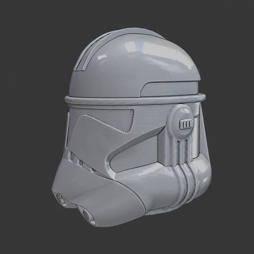 🪖 Phase II Clone Trooper Helmet | Star Wars 501st | Detailed 3D Print ...