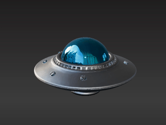 🛸 UFO Fidget Clicker - Sci-Fi Flying Saucer Desk Toy・ STL File for 3D ...