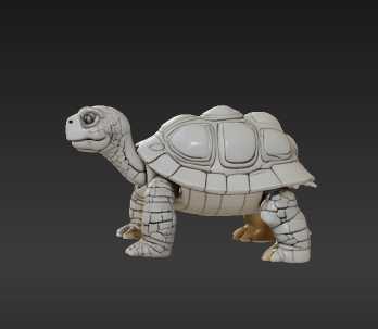 👽 Poseable Tortoise Model – Bendable Head and Limbs with Detailed ...
