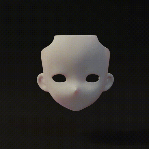 🦸 Nendoroid Custom faceplate for OB22・ STL File for 3D printing・Cults