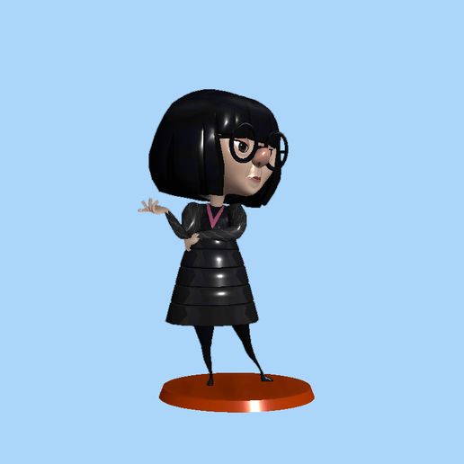 3D file Edna Mode 🎮 ・3D printer design to download・Cults