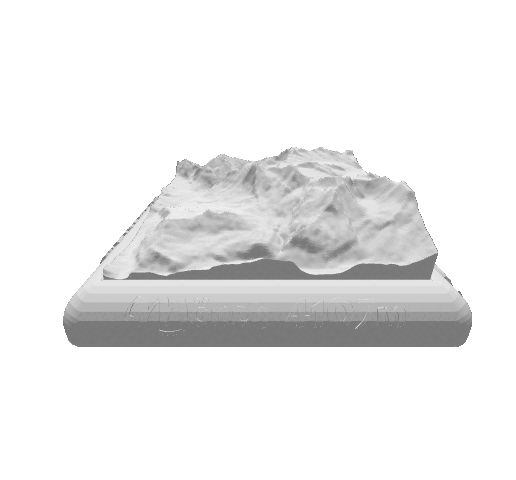 STL file Eiger, Mönch, Jungfrau, Grindelwald Mountain Model ⛰️ ・3D ...