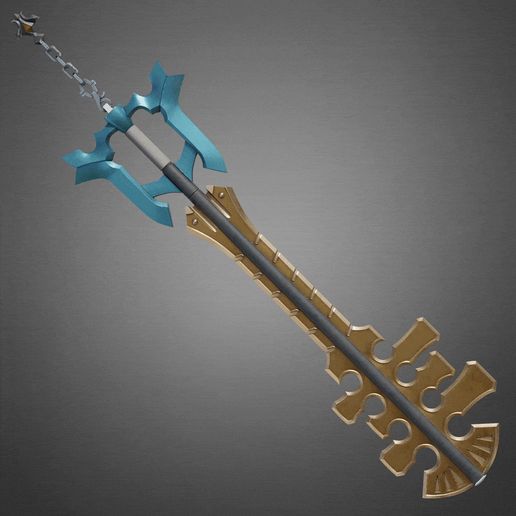 🥰 Kingdom Hearts Terra Ends of The Earth Keyblade for Cosplay・ 3D File ...
